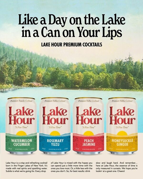 Filmic Sparkling Cocktails : Lake Hour