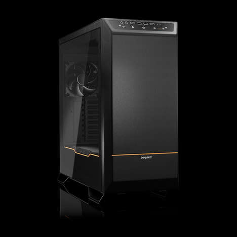Silent All-Black PC Cases : dark base pro 901