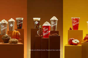 Fruit-Forward Fall Cafe Menus : Tim Hortons 2023 fall menu