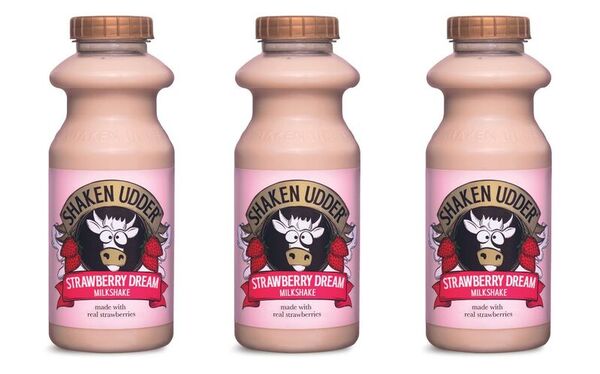 Shelf-Stable Strawberry Milkshakes : Shaken Udder Strawberry Dream