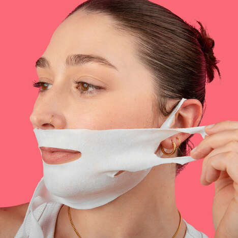 Sculpting Jawline Masks : contouring face mask