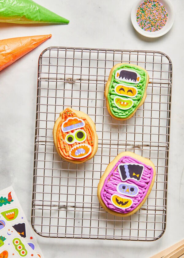 Playful Kid-Friendly Baking Kits : edible stickers