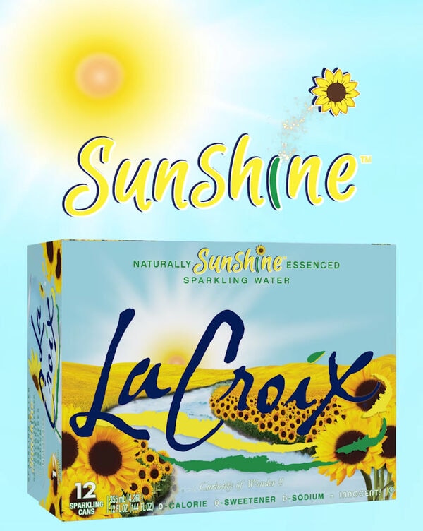 Sunshine-Inspired Sparkling Waters : LaCroix Sunshine