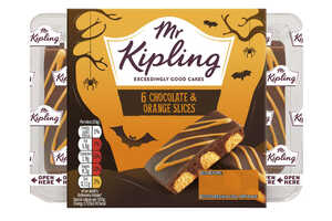 Halloween-Themed Cake Slices : Mr Kipling Chocolate & Orange Slices
