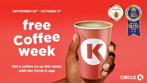 Convenience Store Coffee Promotions : Circle K Free Coffee Week