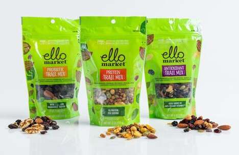 Functional Flavorful Snack Ranges : Ello Market snack products