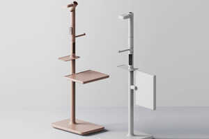 Freestanding Vertical Desk Designs : Workstick