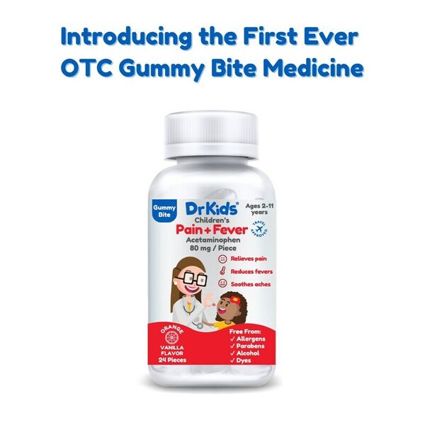 Kid-Friendly Pain Relief Gummies : Acetaminophen Gummy