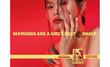Luxury-Inspired Chocolate Campaigns : Toblerone 'Never Square' campaign