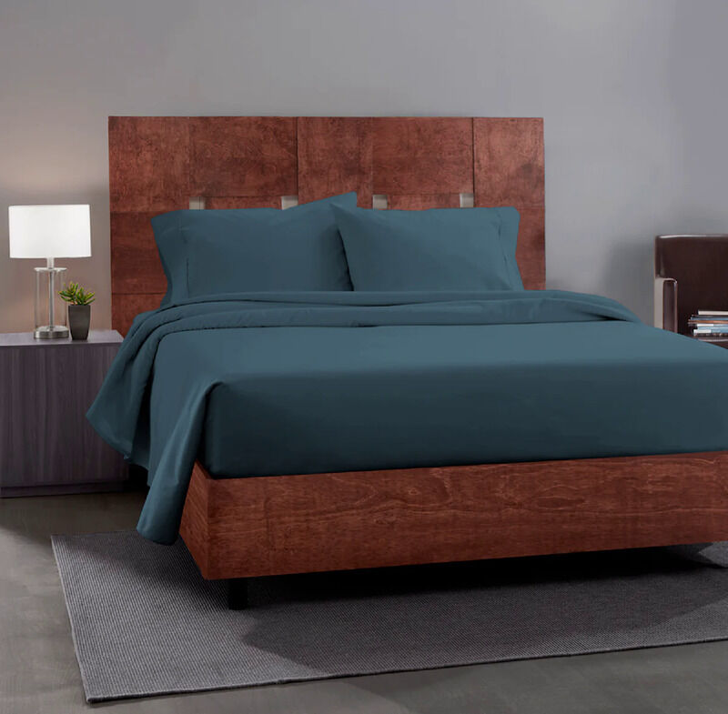 Temperature-Regulating Performance Sheets : Dark Teal Shade