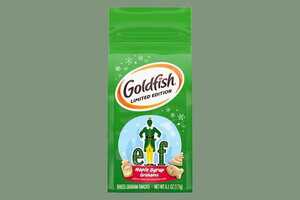 Holiday Film-Inspired Graham Crackers : Goldfish Elf Maple Syrup Grahams