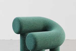Chunky Cylindrical Lounge Chairs : umi armchair