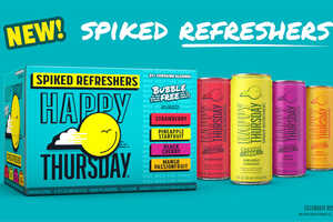 Non-Carbonated Spiked Refreshers : happy thursday