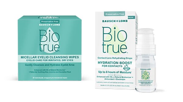 Extra-Gentle Eye Care Solutions : Biotrue products