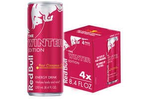 Spiced Wintertime Energy Drinks : Red Bull Winter Edition Pear Cinnamon
