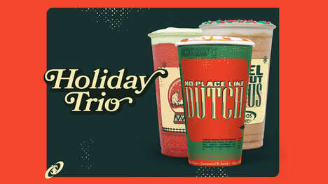 Artisan-Like Seasonal Cafe Menus : Dutch Bros Holiday Trio