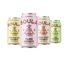 Low-Calorie Canned Margaritas : Soula