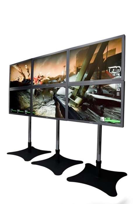 Webbed Multiscreen TVs: AMD Eyefinity Graphics Card Can Run Up to Six ...