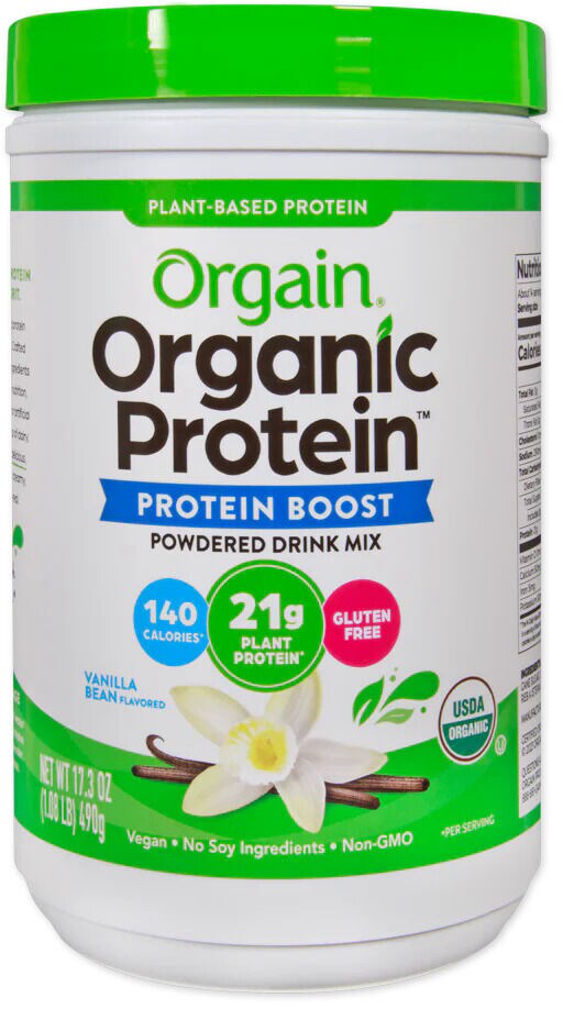 Organic Pea Protein Powders : Orgain® Vanilla Bean Organic Protein ...