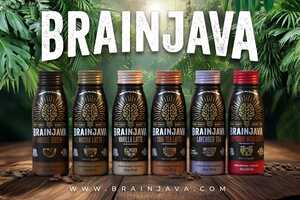Fortified Energy-Boosting Beverages : BRAINJUICE BRAINJAVA