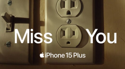 Charged Phone Ads : Apple's 'Miss You'