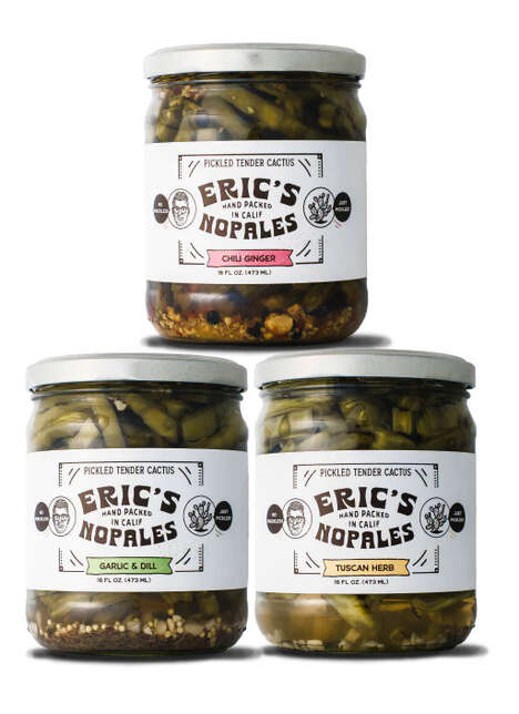 Pickled Cactus Slices : pickled cactus