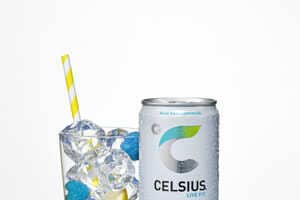 Candy-Like Energy Drinks : CELSIUS Blue Razz Lemonade