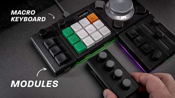 Customizable Creative Keyboards : modular macro keyboard system