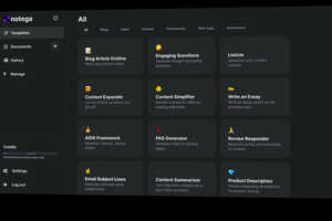 AI-Powered Content Creation Tools : notega