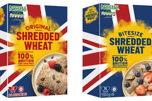 Patriotic British Cereal Packaging : Shredded Wheat