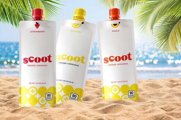Frozen Lemonade Pouches : Scoot Frozen Lemonade
