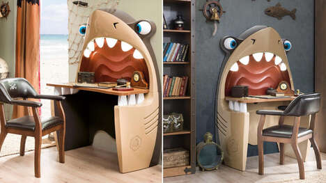 Sea Creature Study Desks : Pirate Shark Study Desk