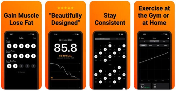 Rep-Counting Weightlifting Apps : Weightlifting App1