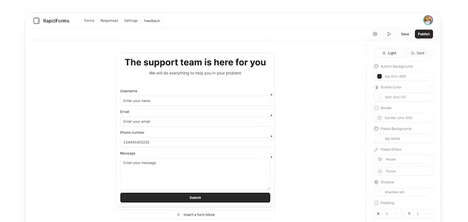 Code-Free Form-Creation Tools : RapidForms