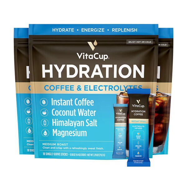 Hydrating Instant Coffee Sticks : hydration coffee instant
