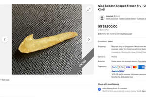 Logo-Shaped French Fries : nike swoosh