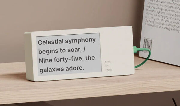 AI Poetry Clocks : AI Clock