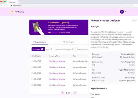 Streamlined Job Application Tools : flash apply