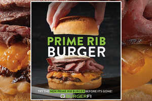 Artisan-Quality Prime Rib Burgers : Prime Rib Burger