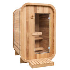 Portable Luxury Saunas : Thermowood Mini-Cube Sauna