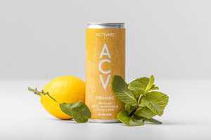 Refreshing Citrus Vinegar Drinks : Apeal World Activate ACV Lemon & Mint