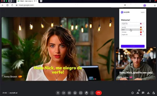 AI Online Translators : anytalk