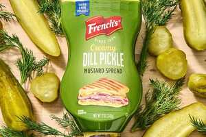 Sour Two-in-One Condiments : Dill Pickle Mustard Spread