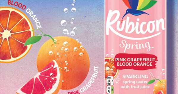 Springtime Sparkling Water Drinks : Rubicon Spring Pink Grapefruit ...