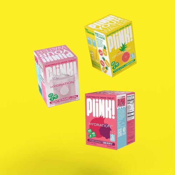 Flavorful Electrolyte Hydration Tablets : Plink! Hydration