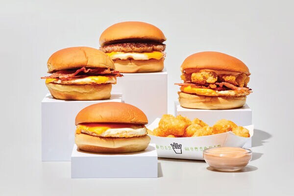 Burger-Inspired Breakfast Menus : Shake Shack Breakfast Sandwiches