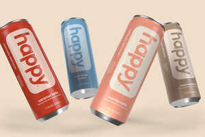 Uplifting Canned Coffees : happy coffee