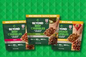 Health-Certified Plant-Based Crumbles : beyond beef crumbles