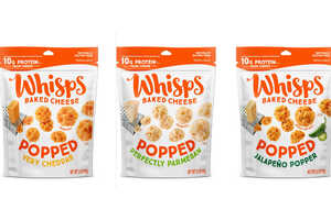 Crunchy Baked Cheese Snacks : Whisps Popped