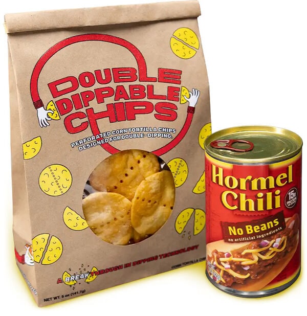 Twice Dippable Chips : new Double Dippable Chips